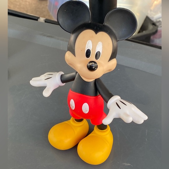 Toys | 217 Mickey Mouse Poseable Figure 7 Rubber Action Figure | Poshmark